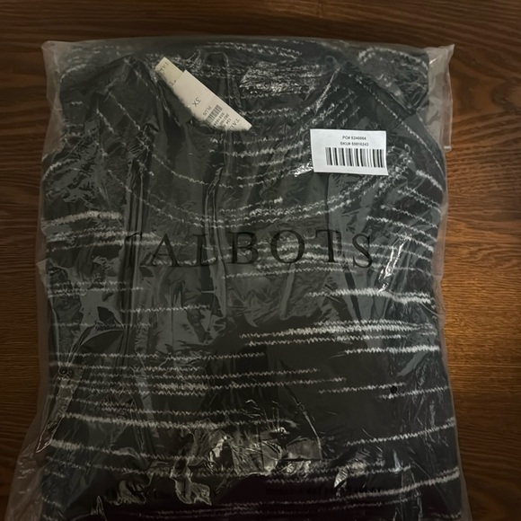 Talbots | Sweaters | Brand New With Tags Talbots Black And White ...